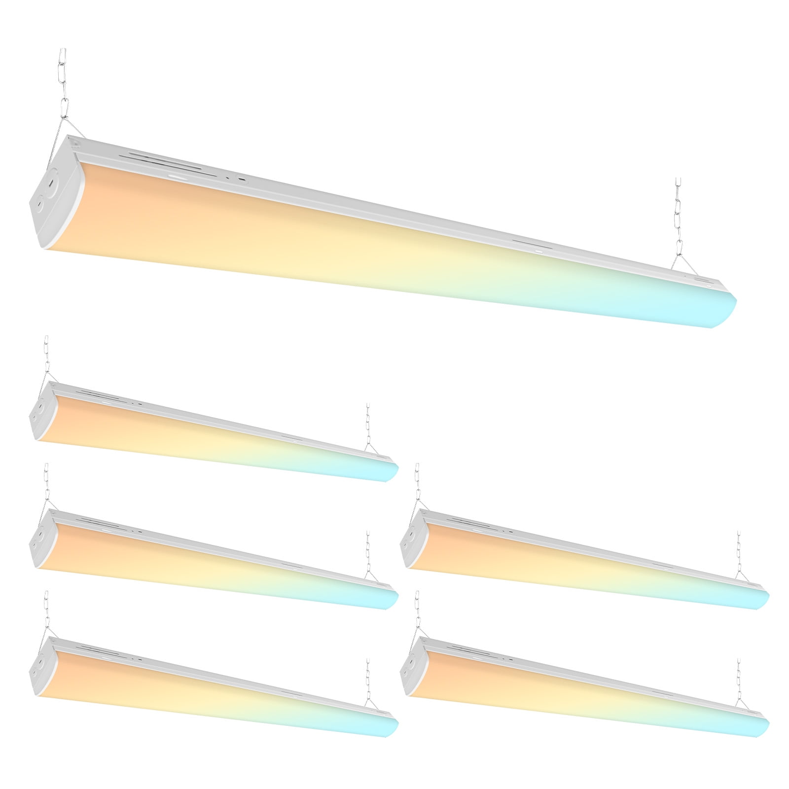 4FT Led Light Fixtures,45W 0-10V Dimmable Led Shop Light,48 Inch Led ...