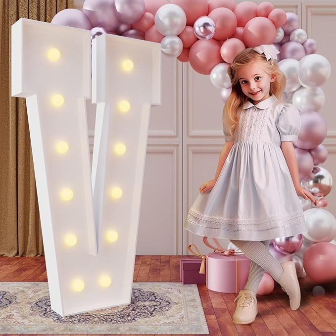 4FT Marquee Light Up Letters for Birthday Party Decorations Large ...