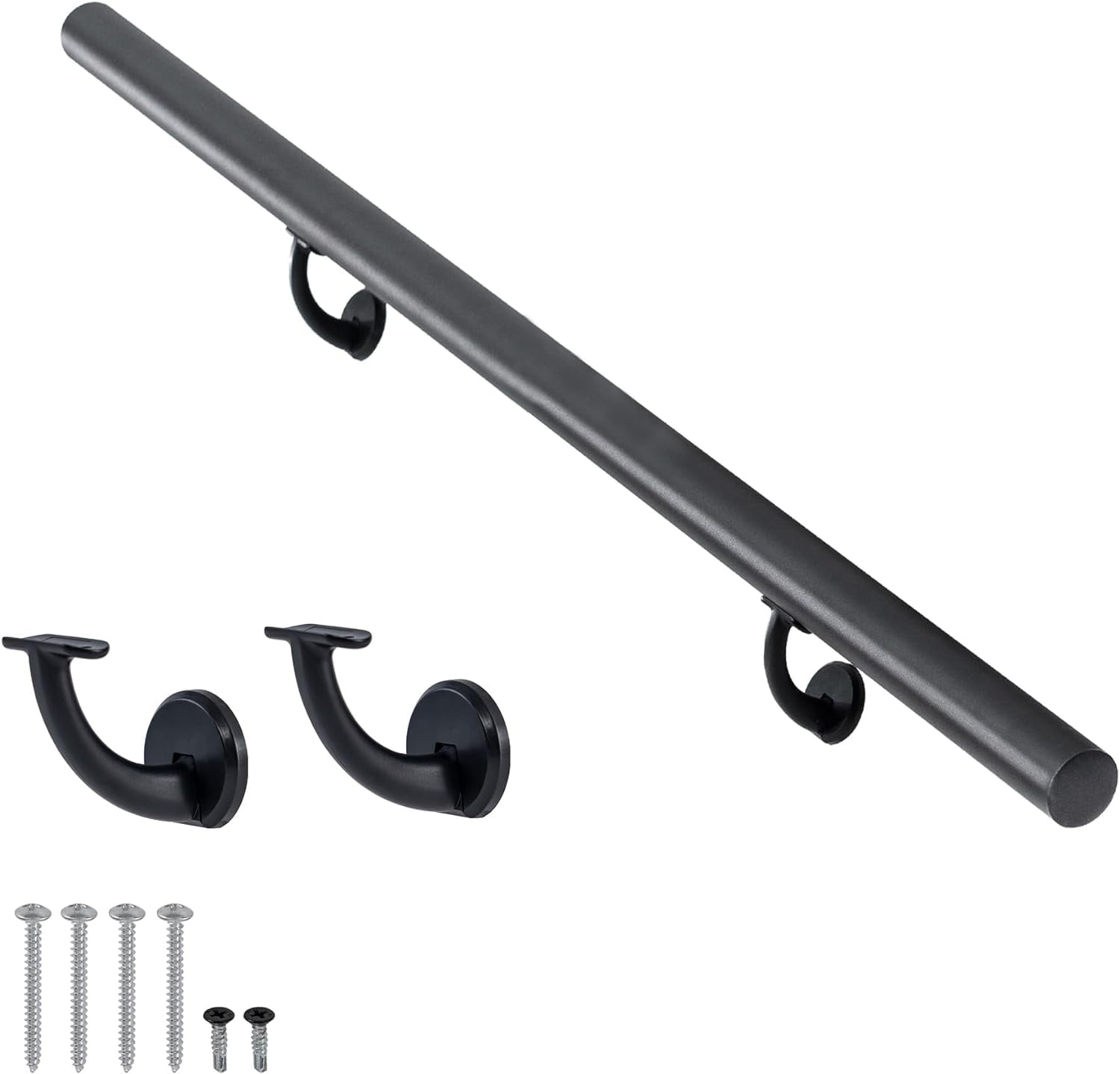 4FT Modern Aluminum Handrail Set, handrails for Indoor Stairs,Deck ...