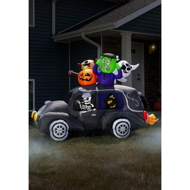 10FT Halloween LED Inflatable Decoration Spooky Tree Archway Holiday ...