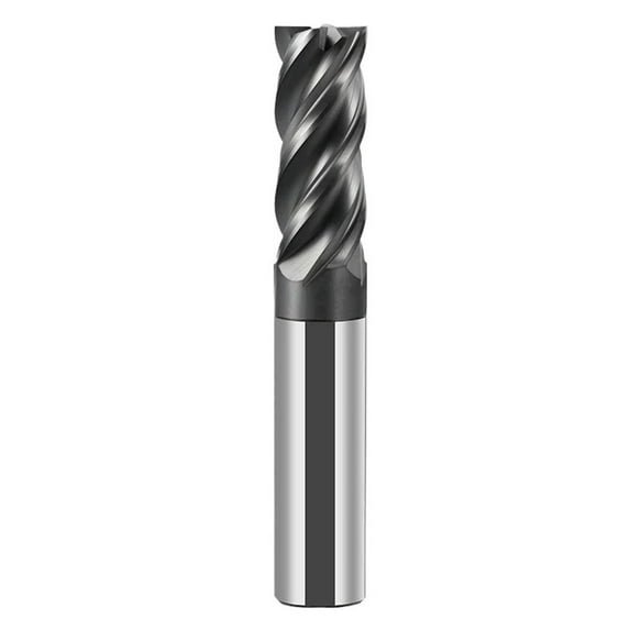 4Flutes Carbide End Mill Milling Cutter Tungsten Steel Cutting Metal ...