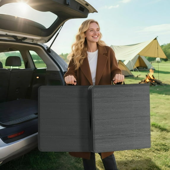 4Ft Folding Table Adjustable Height Portable Folding Tables Heavy Duty ...