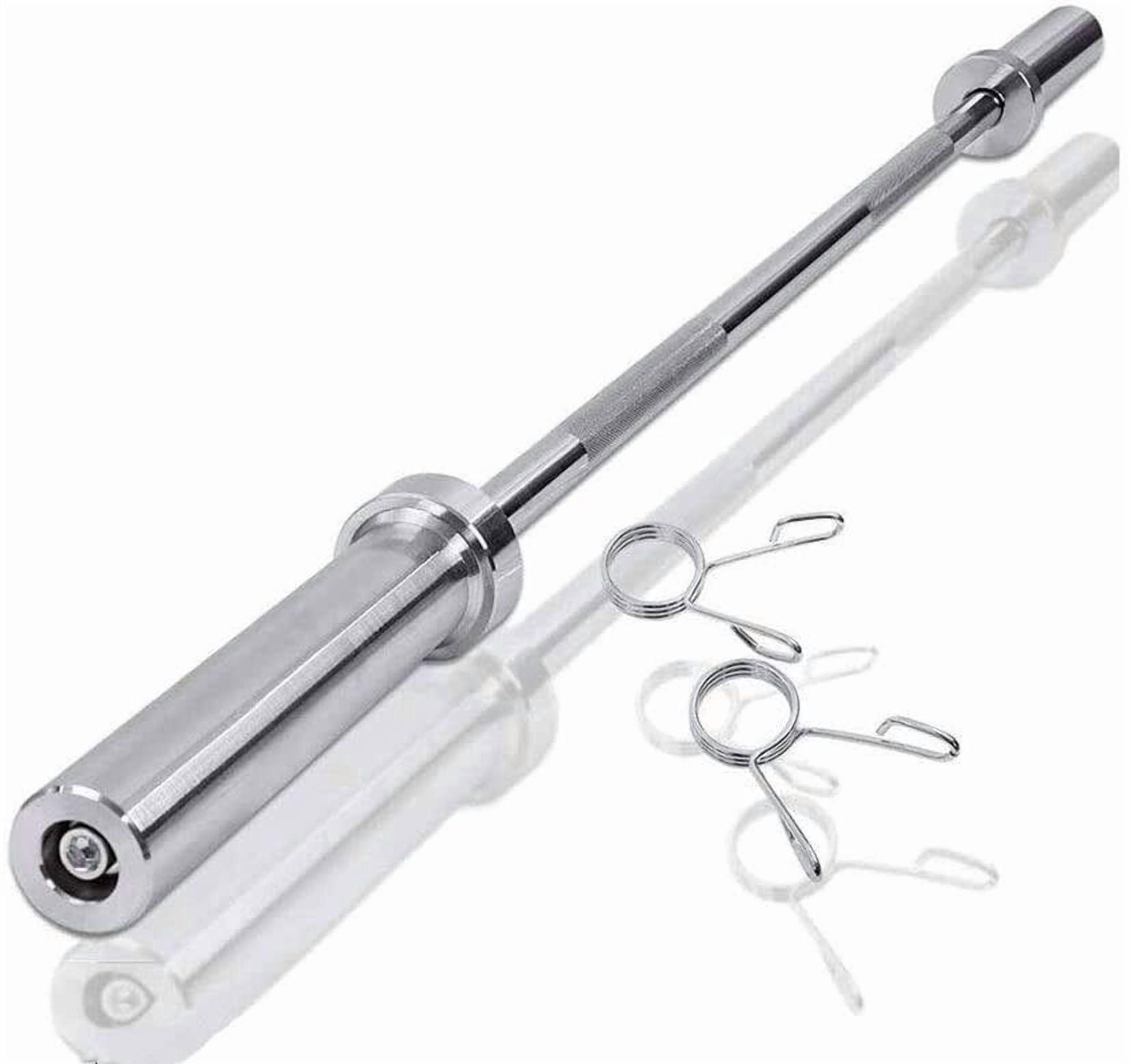 4Ft Olympic Barbell Bar for 2 Plates, Solid Weightlifting Bar for Home ...