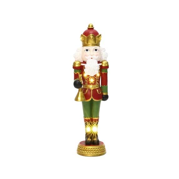 4Ft Tall Nutcracker Bugling Soldier Holiday Decoration with Lights ...