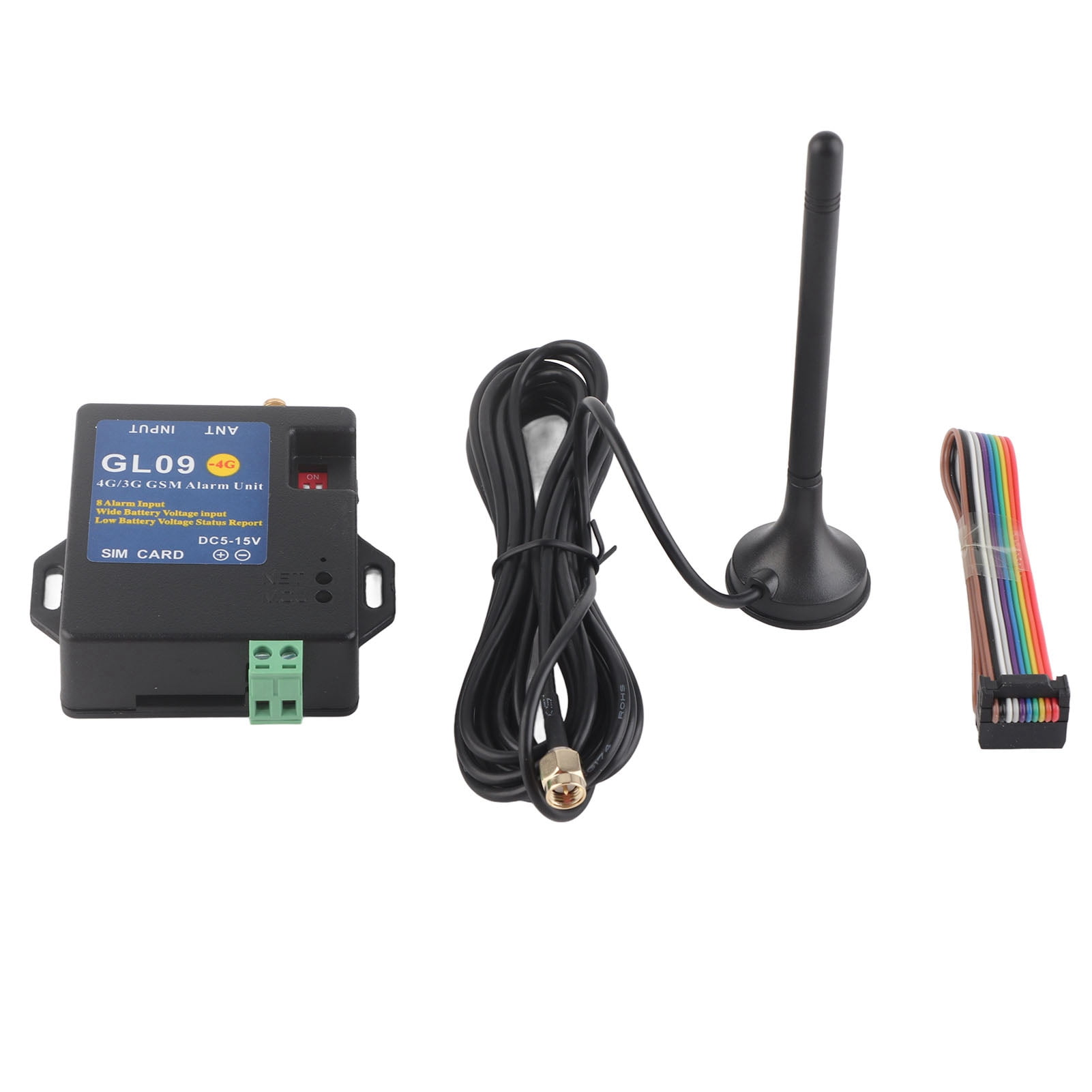 4G/3G/GSM Alarm Security System, 8-Channel Input Alert Module, Low ...