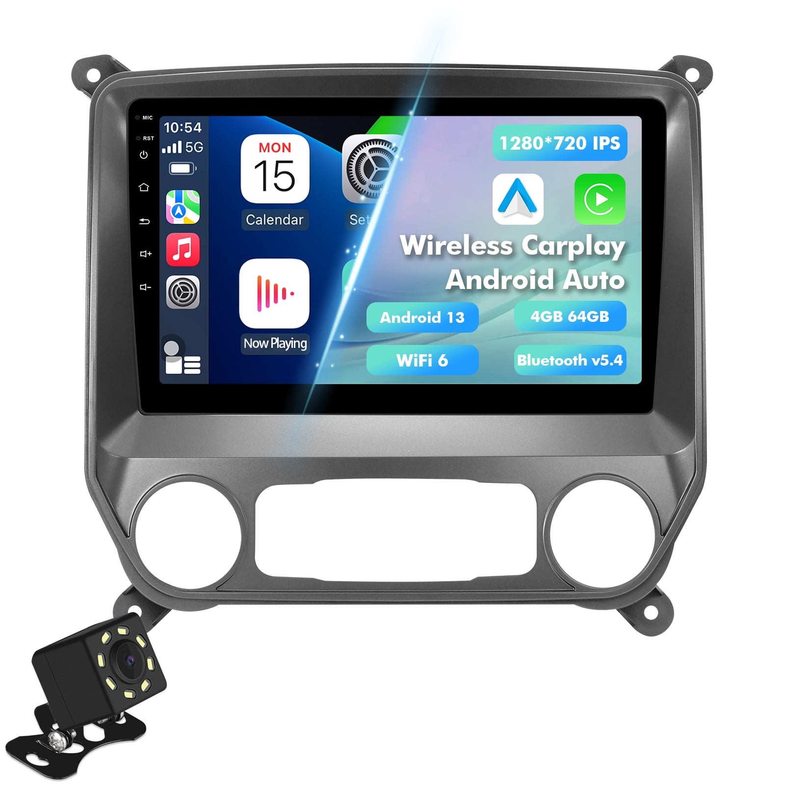 4G 64G Android 13 Car radio for Chevrolet Silverado/GMC Sierra 2014 ...