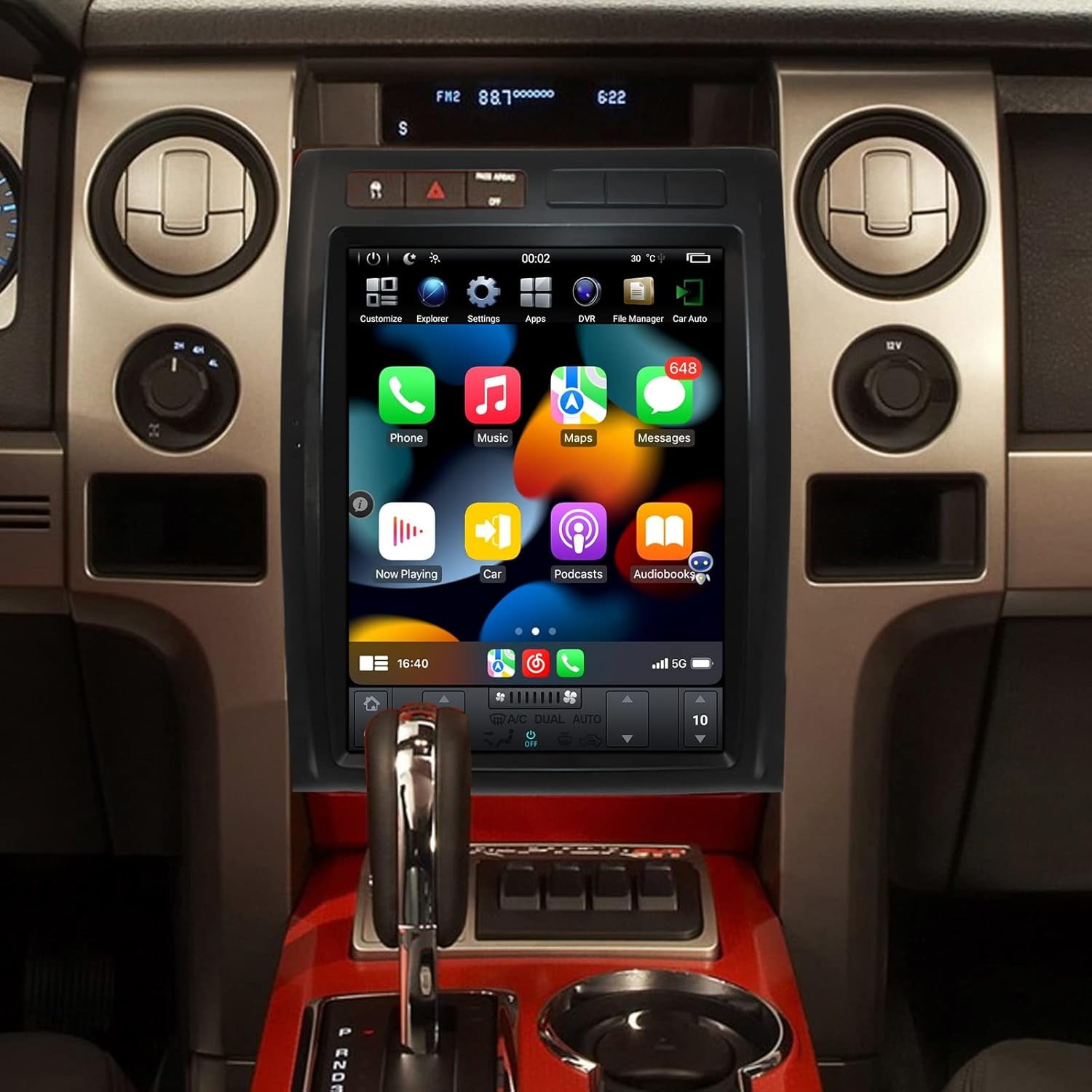 4G+64G Android Car Stereo for Ford F150 Radio Stereo Upgrade 2009 2010 ...