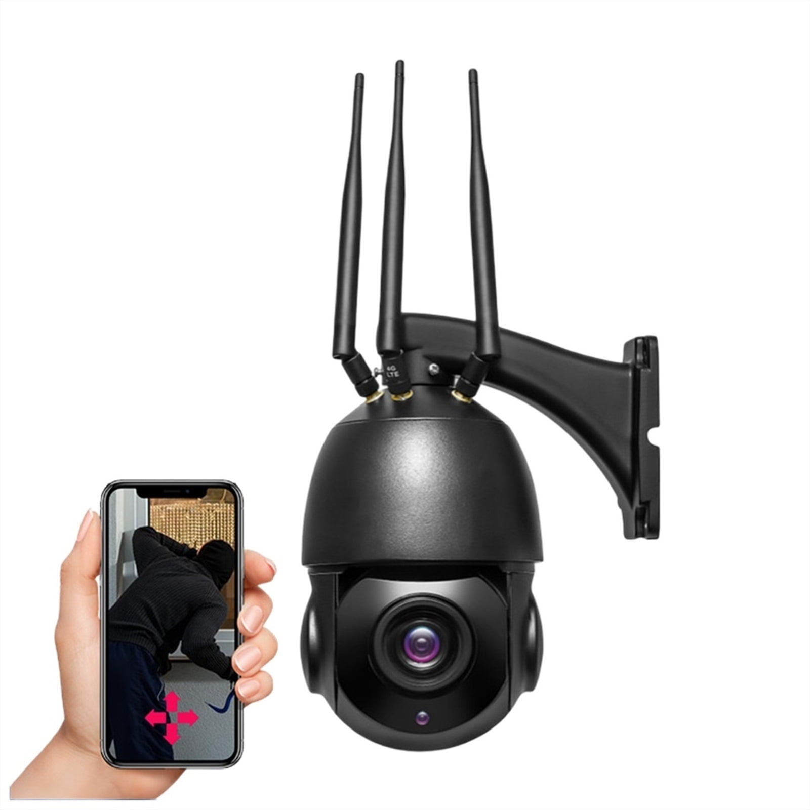 4G Camera 1080P HD 30X Optical Zoom Home IP Camera 80M IR Night Vision ...
