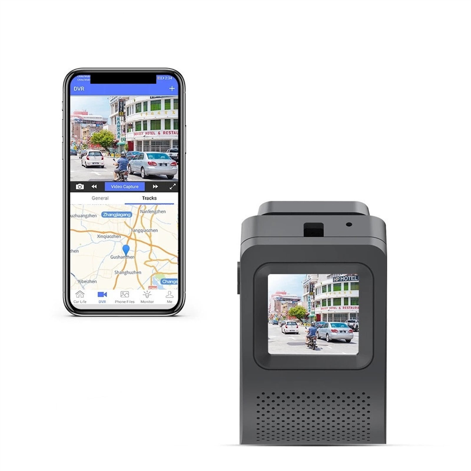 4G Car Camera With Dual Cameras Live Video GPS Tracking Remote ...