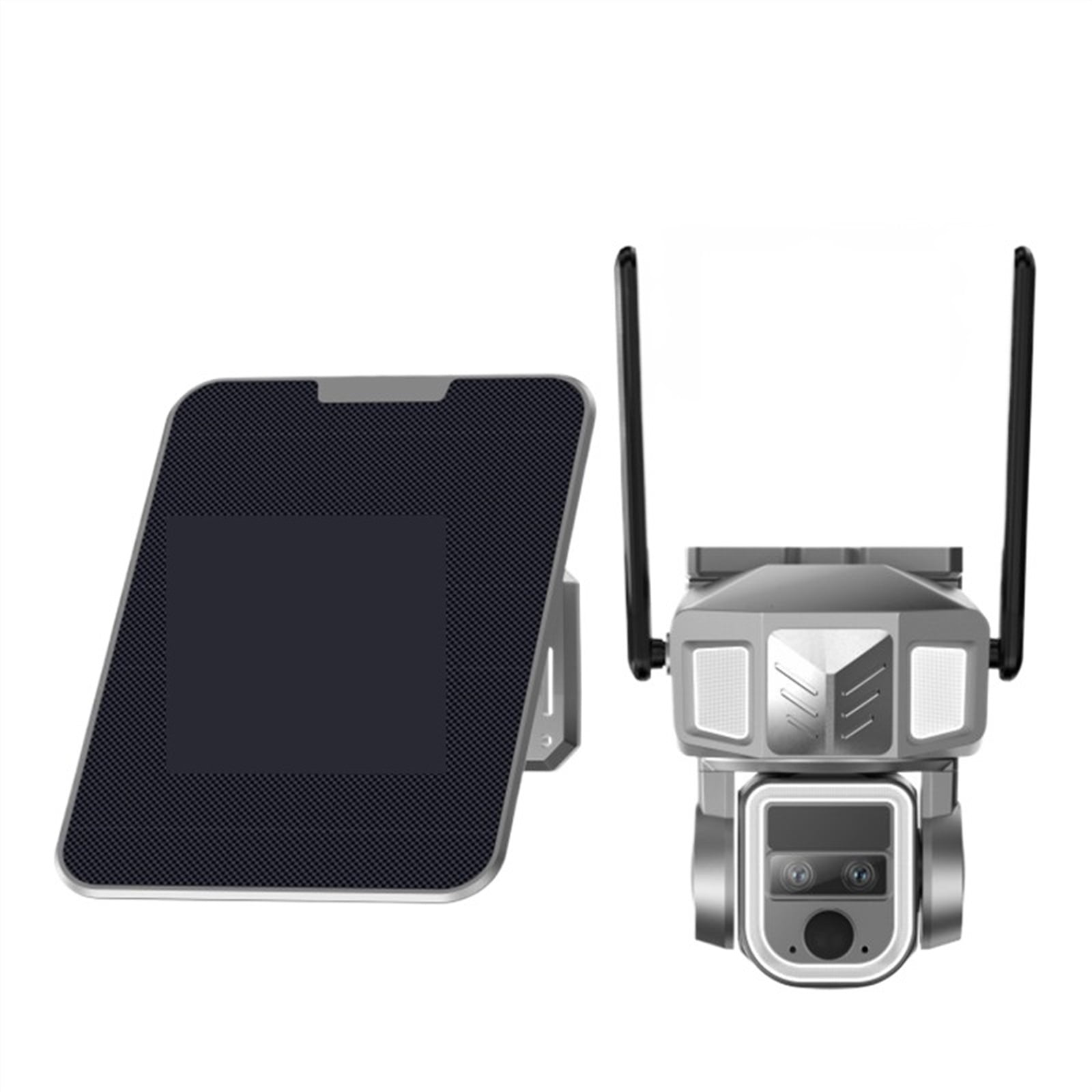 4G Dual Lens Panoramic Camera 20X Zoom 4K 8MP Home Security Outdoor ...