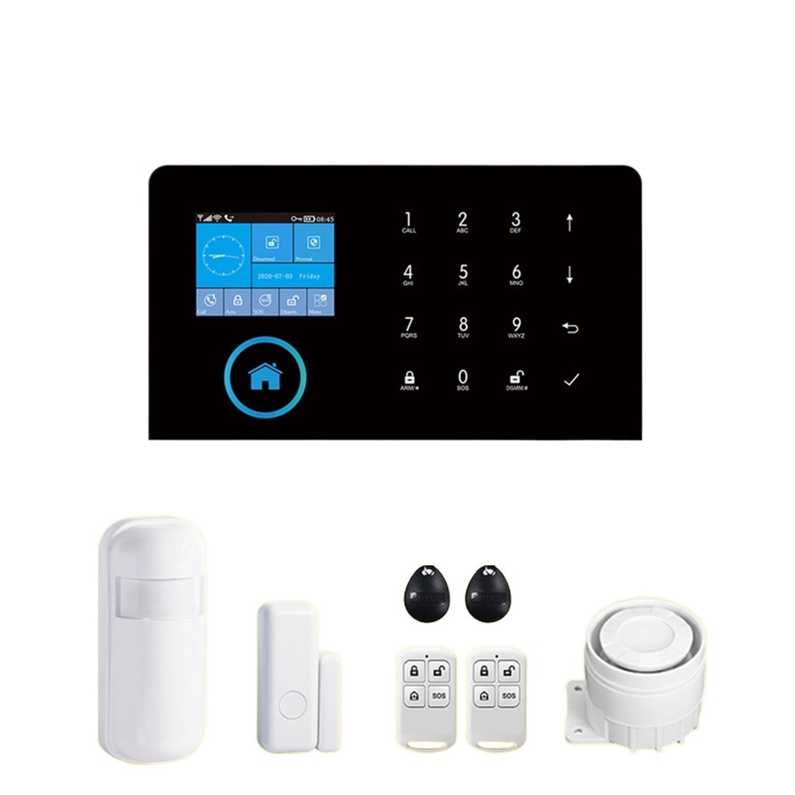4G GSM Smart Alarm System Tuya APP Control PIR Sensor Wireless Smart Home Security ,Safety ...