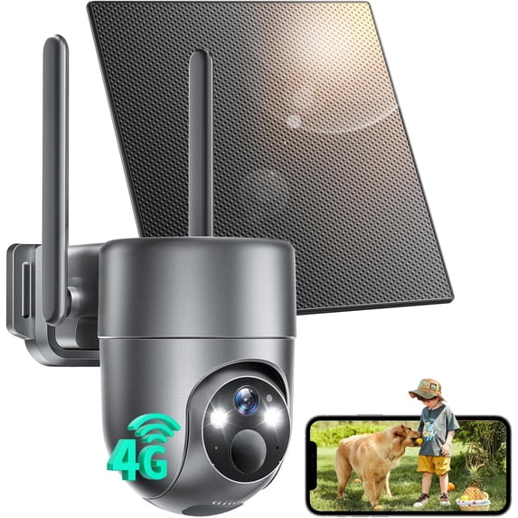 4G LTE Cellular Camera Outdoor , Camera No WiFi Need, Off Grid Cameras ...