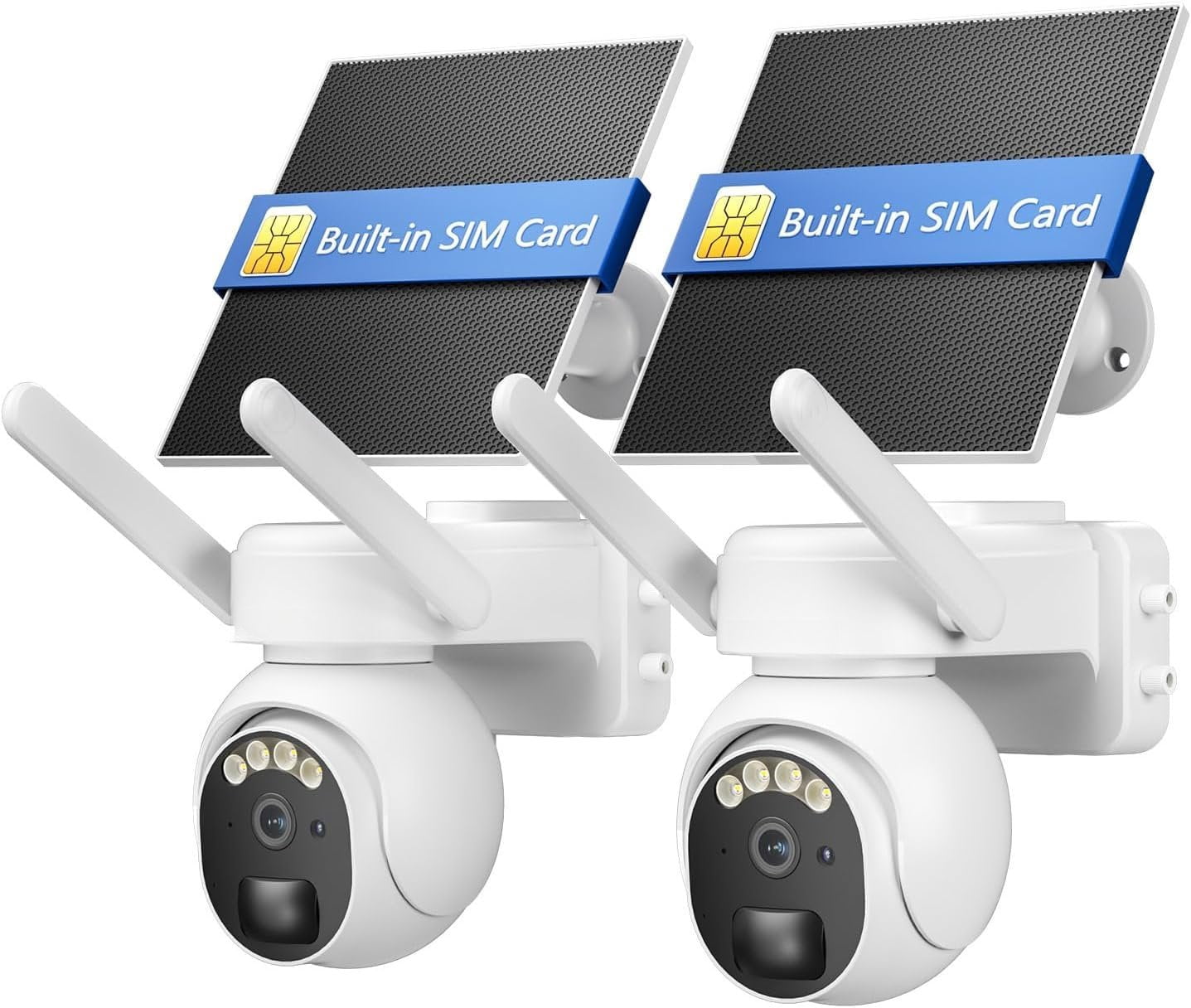 4G LTE Cellular Camera Outdoor, Off Grid Camera No WiFi Solar , 360 ...