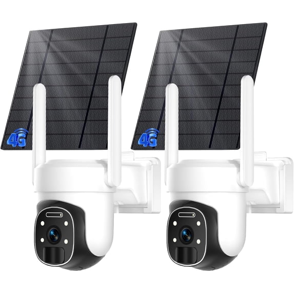 4G LTE Cellular Camera Outdoor, No WiFi Solar Camera Outdoor Color ...