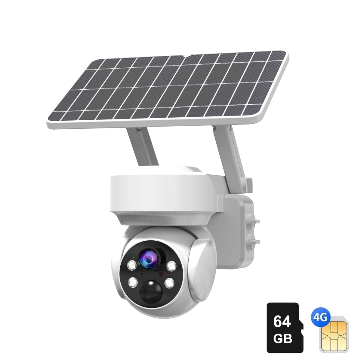 4G LTE Cellular Security Camera No Internet Needed, Solar No WiFi ...