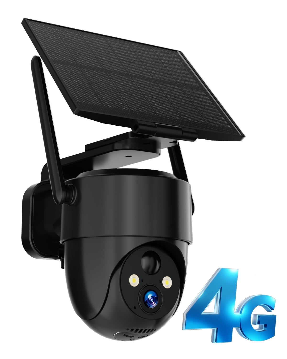 4G LTE Cellular Security Camera Solar Outdoor 3MP 360 View Off Grid No ...