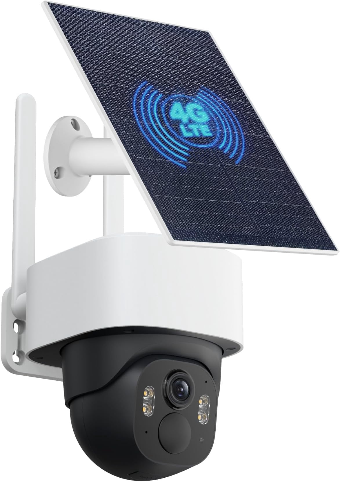 4G LTE Cellular Solar Camera Outdoor, No WiFi Solar Cameras, 4MP PTZ ...