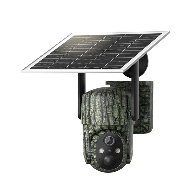 4G LTE Cellular Solar Surveillance Security Camera – 2K HD Video 360 ...