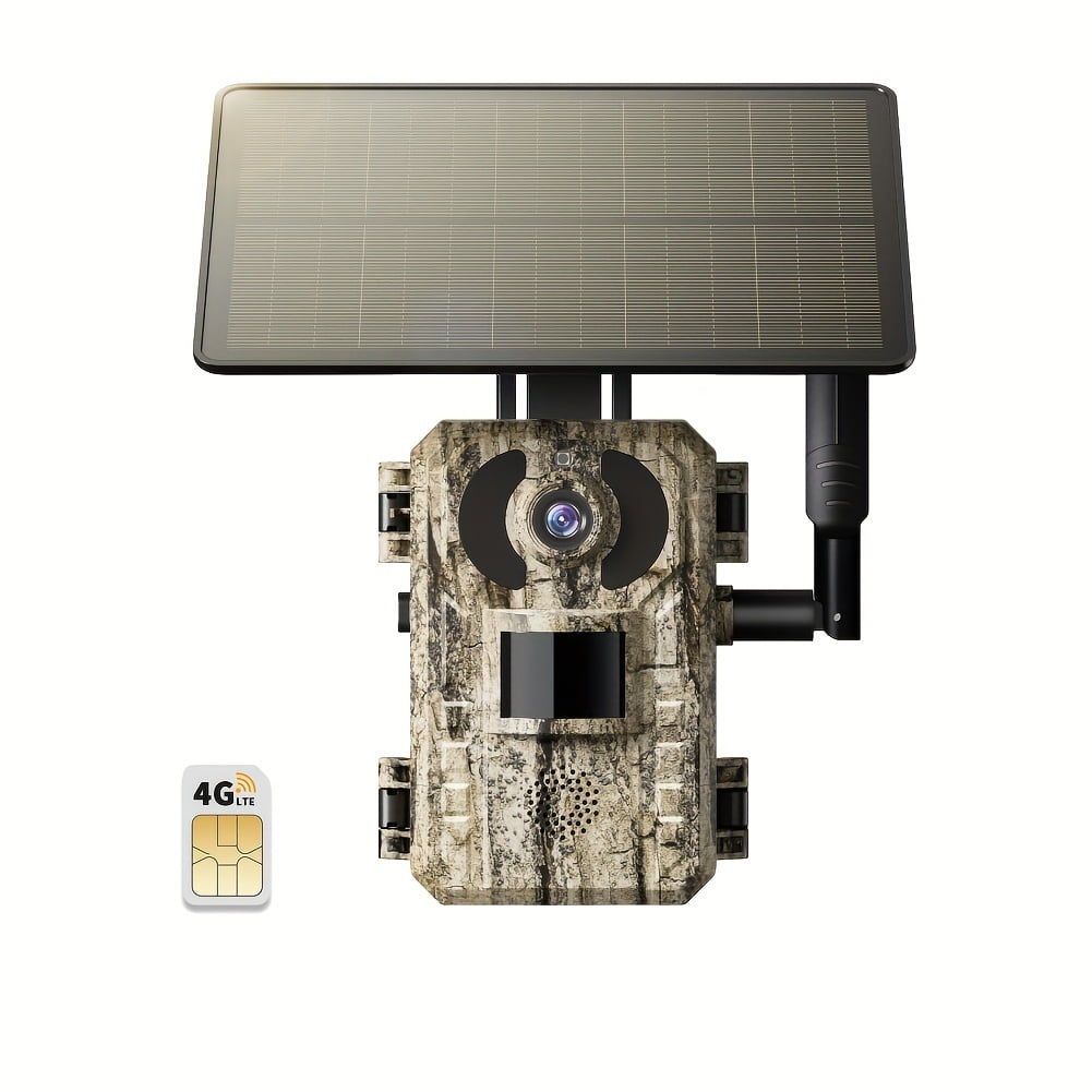 4G LTE Cellular Trail Camera with 2.7K Live View, Ultra HD Night Vision ...