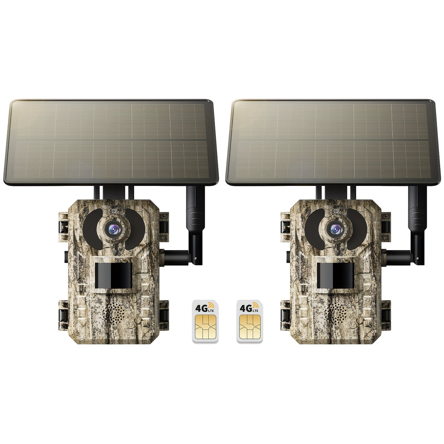 4G LTE Cellular Trail Camera with 2.7K Live View, Ultra HD Night Vision ...