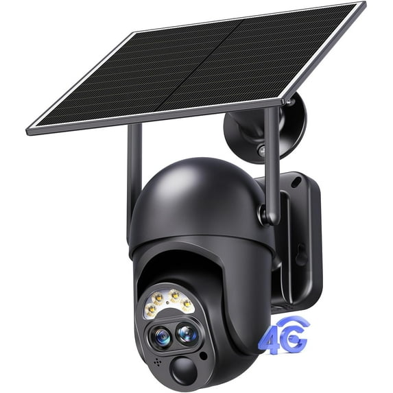 4G LTE Dual Lens Cellular Camera, 12X Hybrid Zoom, No WiFi Needed ...