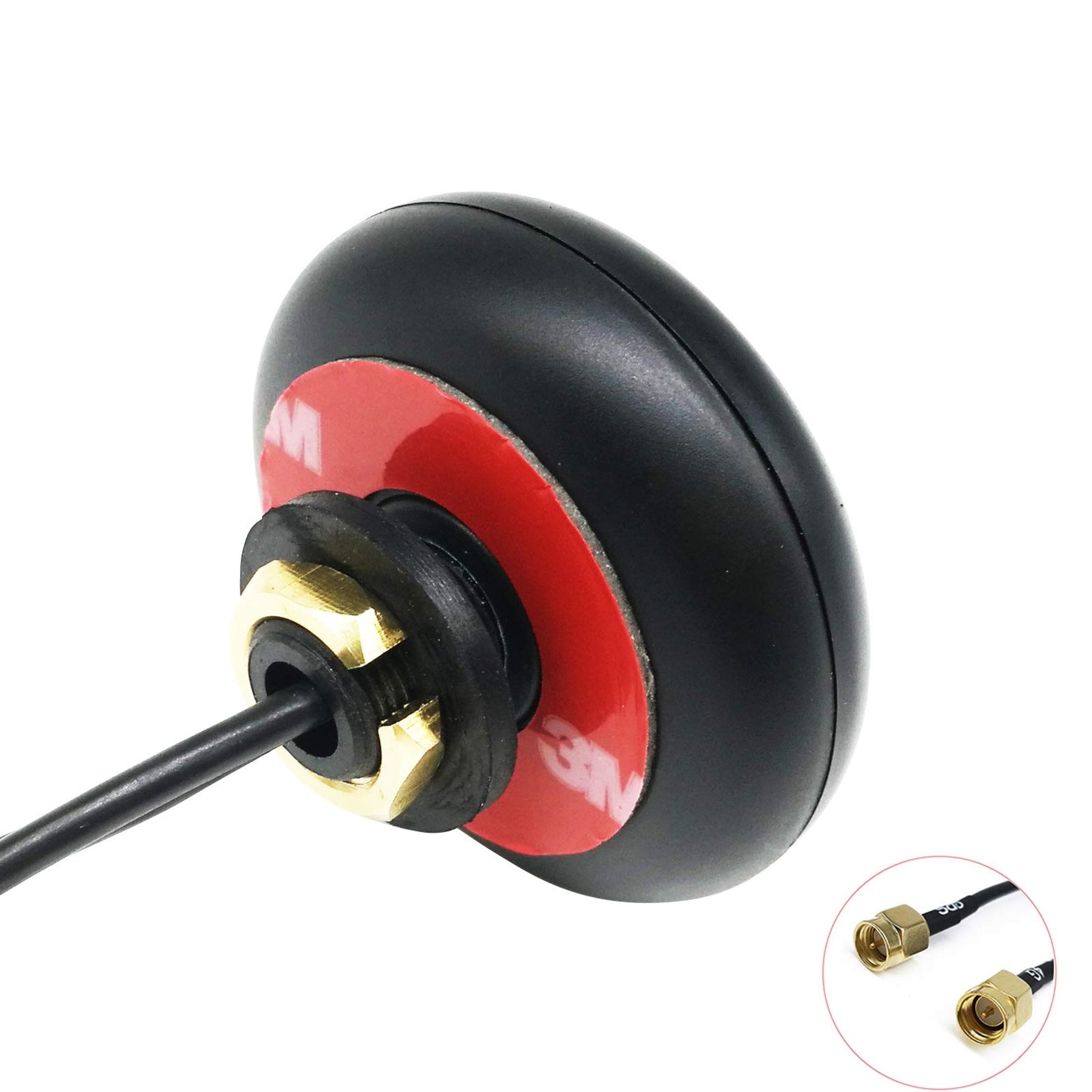4G LTE GPS Mimo Antenna Combo with Dual SMA Connector and Coaxial Cable ...