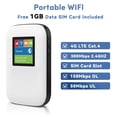 4G LTE Mobile Hotspot, 16 Devices Connectable, Verizon/AT&T Compatible ...
