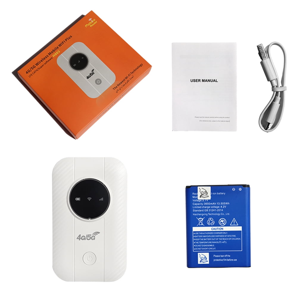 4G LTE Mobile WiFi Router 150Mbps 3650mAh Pocket Wireless Hotspot for ...
