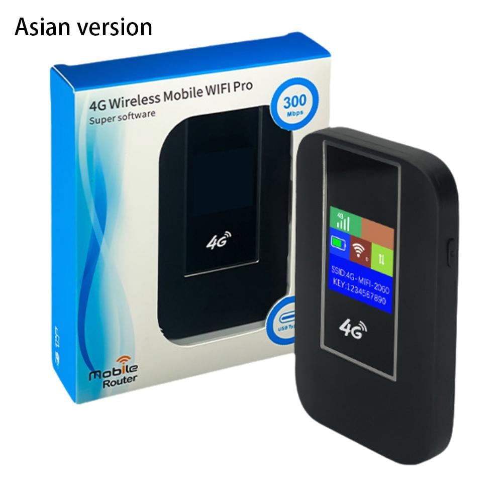 4G LTE Portable WiFi Hotspot 2100mAh 150Mbps Pocket Hotspot Mini Router ...