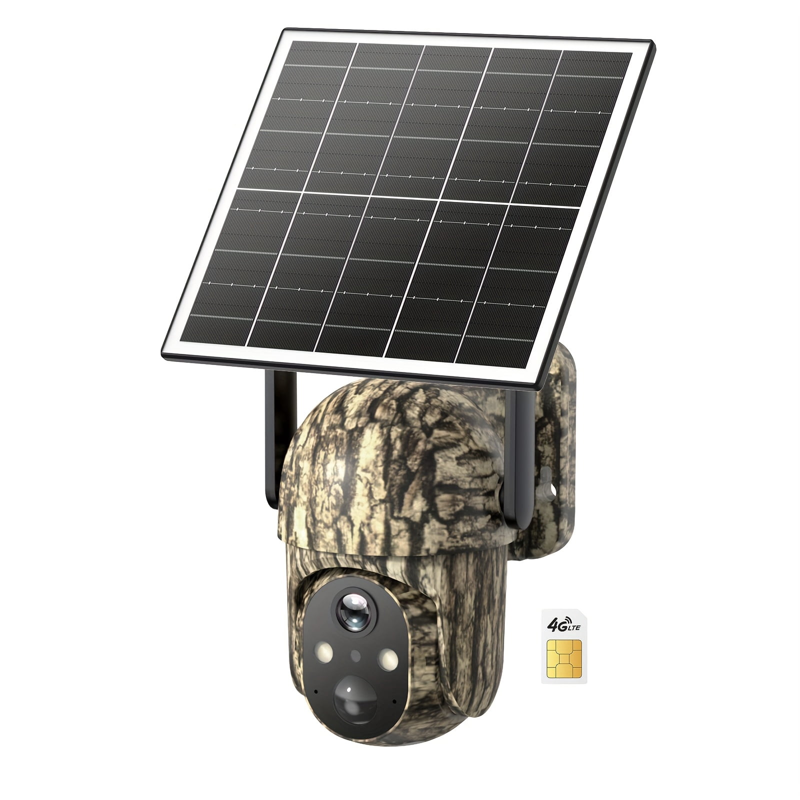 4G LTE Solar Powered Cellular Trail Camera with Solar Panel for ...