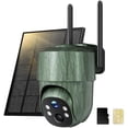 4G LTE Solar Trail Camera, PTZ Cellular Trail Camera with 8400mAh ...