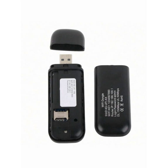 4G LTE USB WiFi Router: 150Mbps, Supports 10 Users, Portable WiFi Modem ...