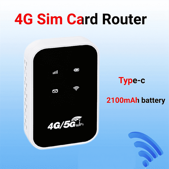 4G Lte WiFi Router Wireless 150Mbps Hotspot with SIM Card Slot Chip ...