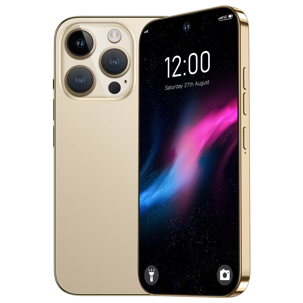 4G Mobile Phone I15promax 6 128 Eight Core 7.3 Inch Large Screen True 4G 4000MAh 8MP 13MP 13 ...