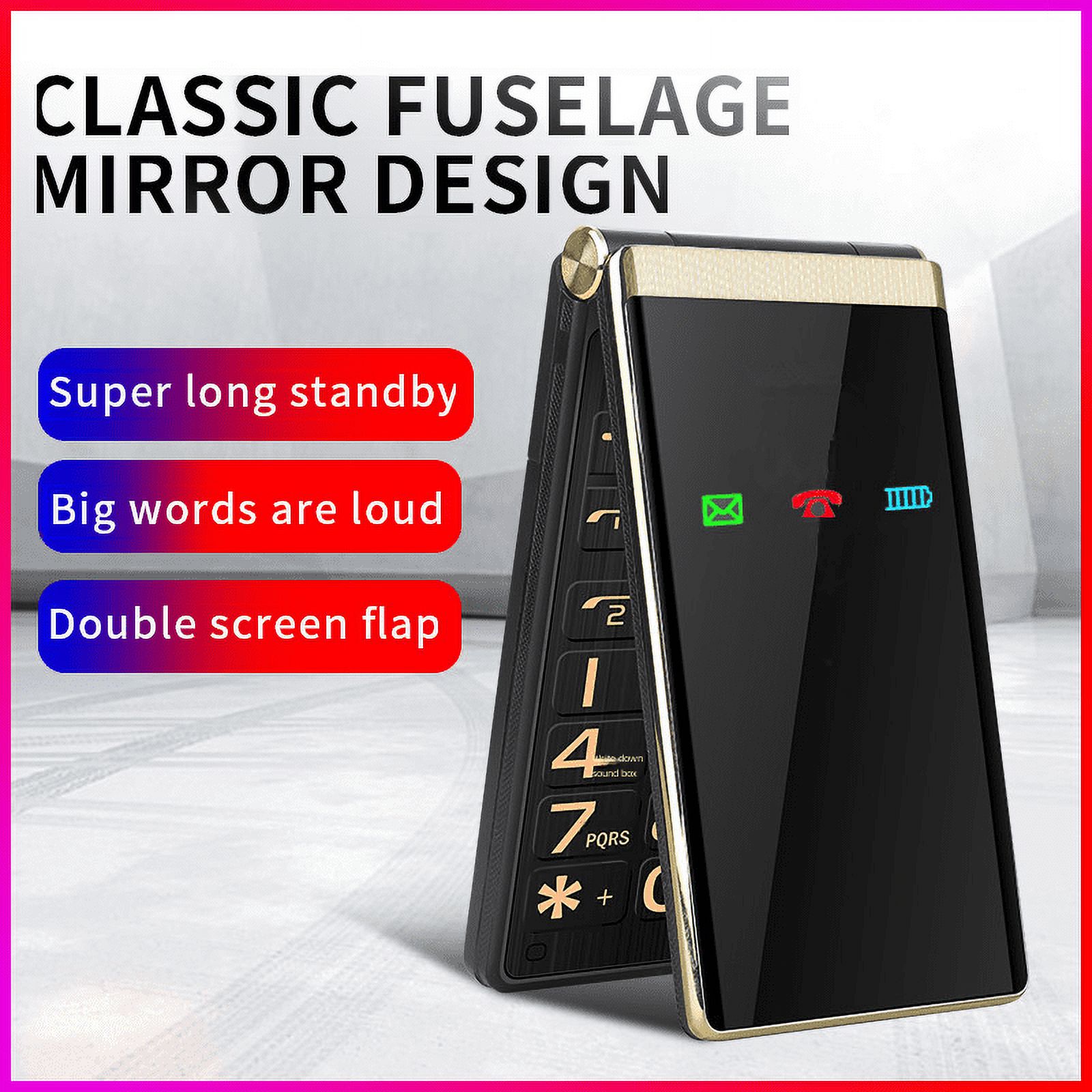 4G Netcom Large Screen Mobile Phone Flip Phone Super Long Standby ...