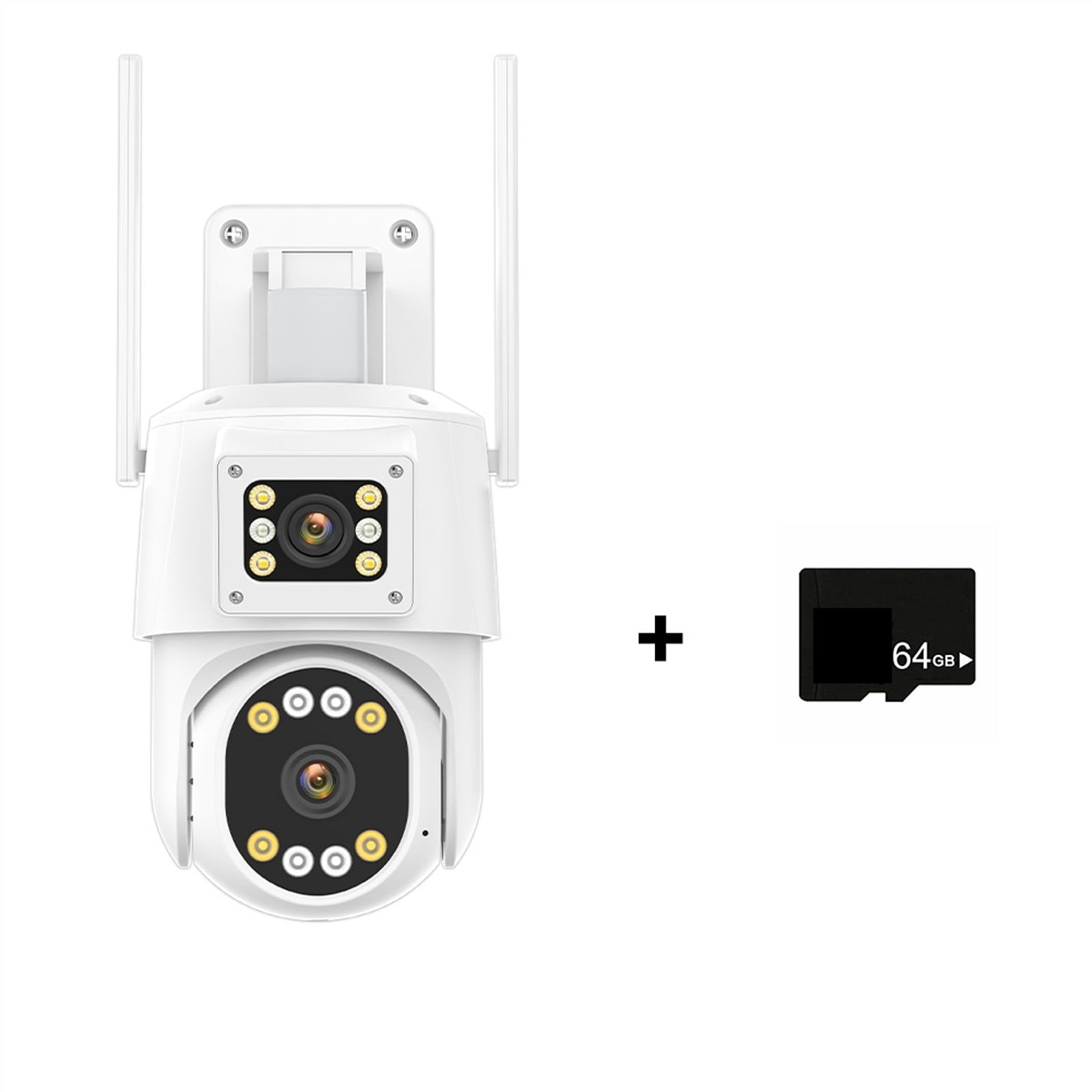 4G SIM Card IP Camera 4K HD Three-Lens PTZ Camera 2K Dual Screen ...