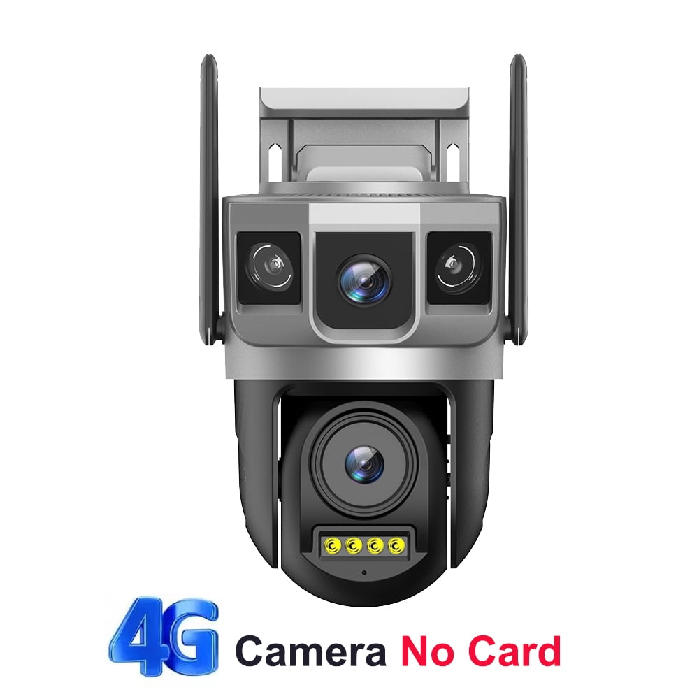 4G-SIM IP Camera WiFi 12MP 6K Dual Lens Triple Screens Smart Network ...