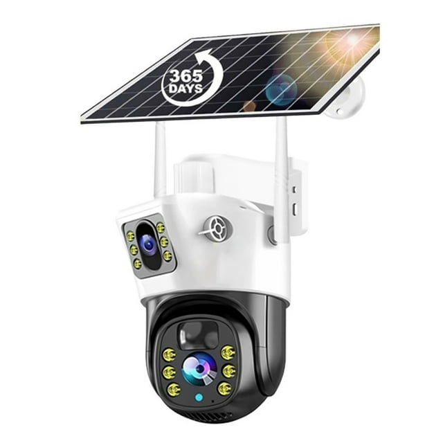 4G Sim Camera Solar 8MP 4K Outdoor Low Powered Video Cam Night Vision ...