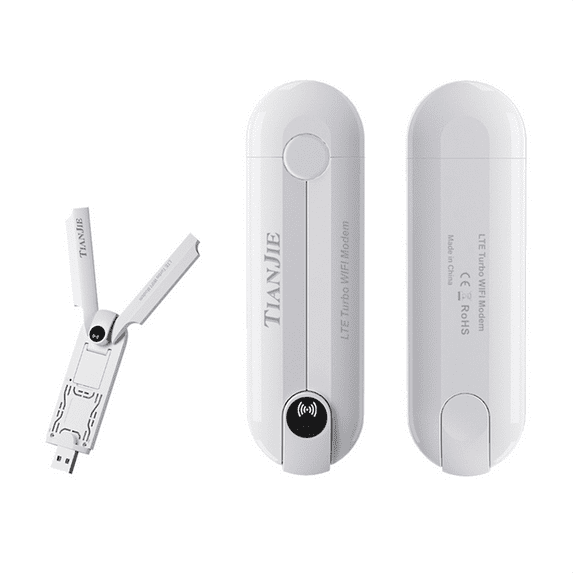 4G USB Modem WiFi Router Dual Antenna Router with SIM Card Slot,150Mbps ...