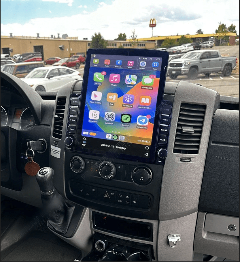 4GB+64GB Car Stereo Fit For Freightliner Sprinter 2007-2018 GPS ...