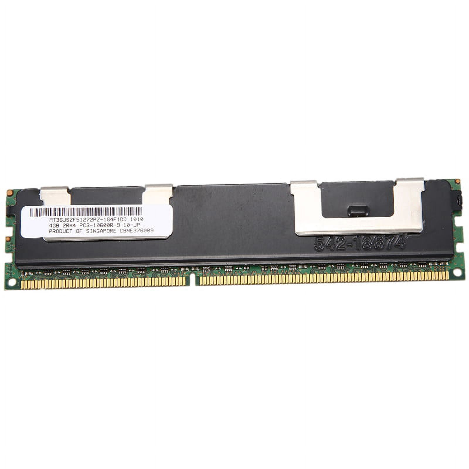 4GB DDR3 Memory RAM PC3-10600R 1333MHz 2Rx4 1.5V ECC 240-Pin Server RAM ...