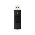 V7 4GB Thumb Stick, Retractable USB 2.0 Flash Drive, High Speed, Black ...