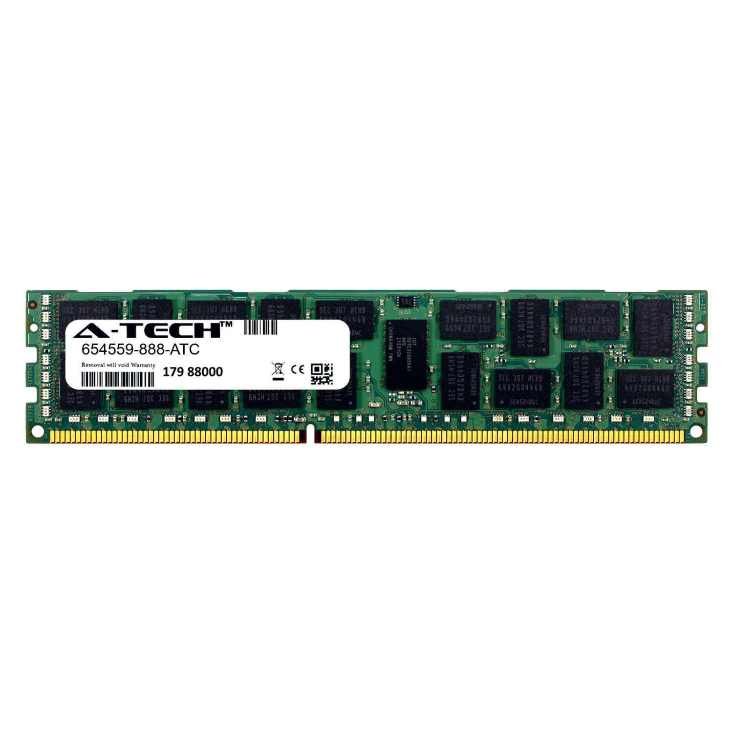 4Gb Ddr3 Pc3-10600R 1333Mhz Rdimm (Hp 654559-888 Equivalent) Server ...