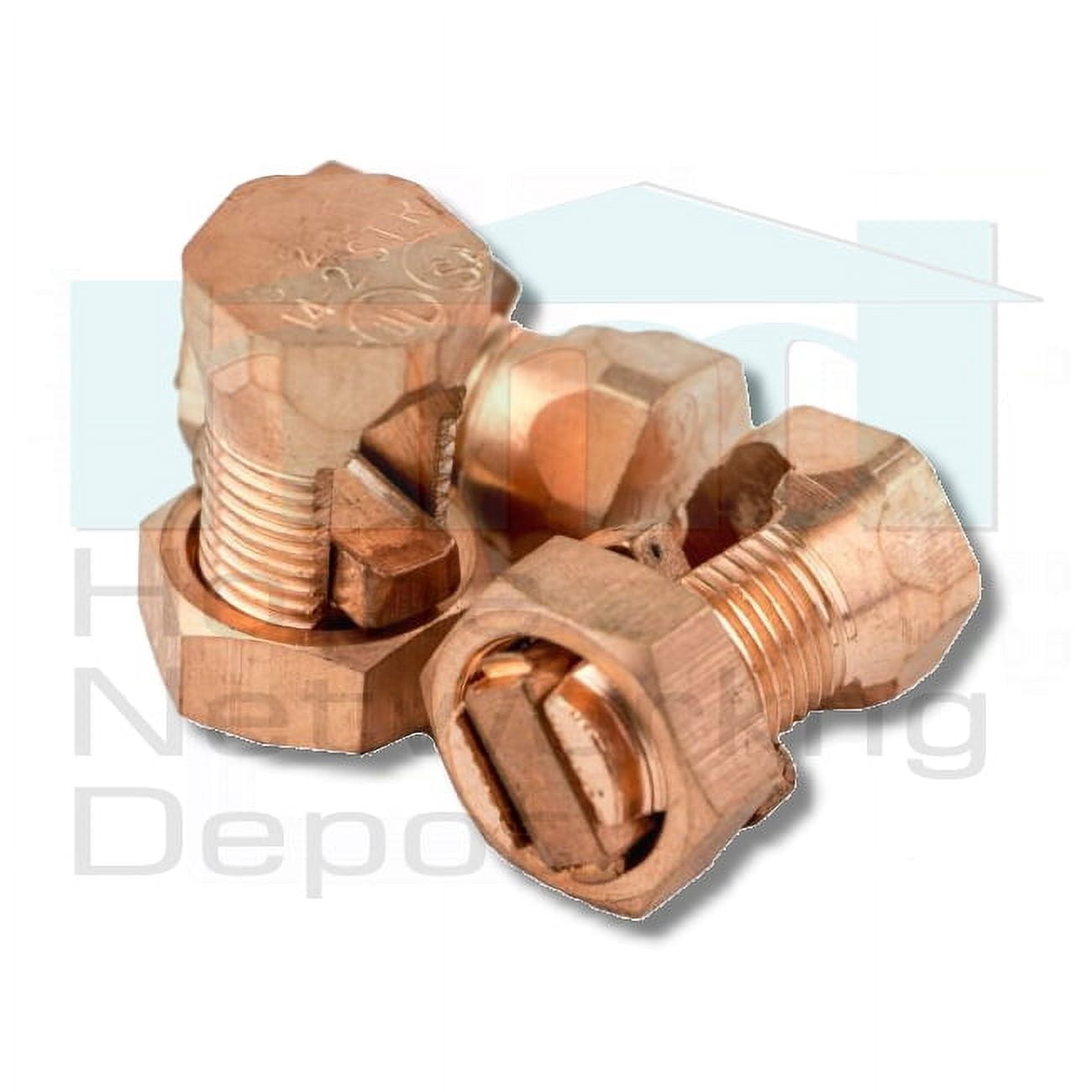 2H SPLIT BOLT CONNECTOR BY PREMISA™ FOR 6 THRU 2 AWG BRAIDED OR SOLID ...