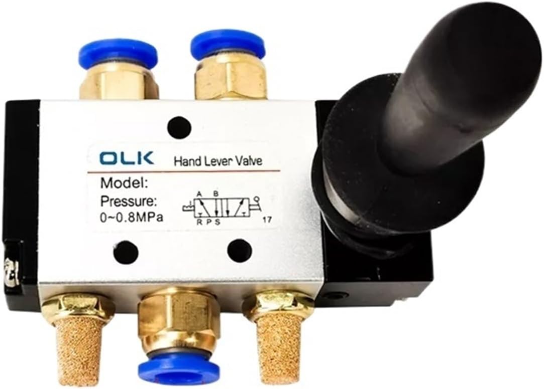 4H210-08/4H310-10/4H410-15 2 Position 5 Port Air Manual Valve Pneumatic Control Valve 5/2 Way ...