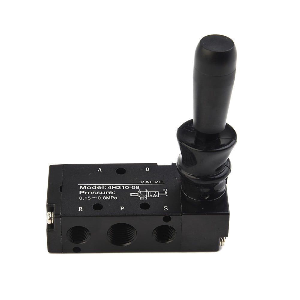 4H21008 Pneumatic Air Valve 5 Port 2 Position Manual Control For Air ...
