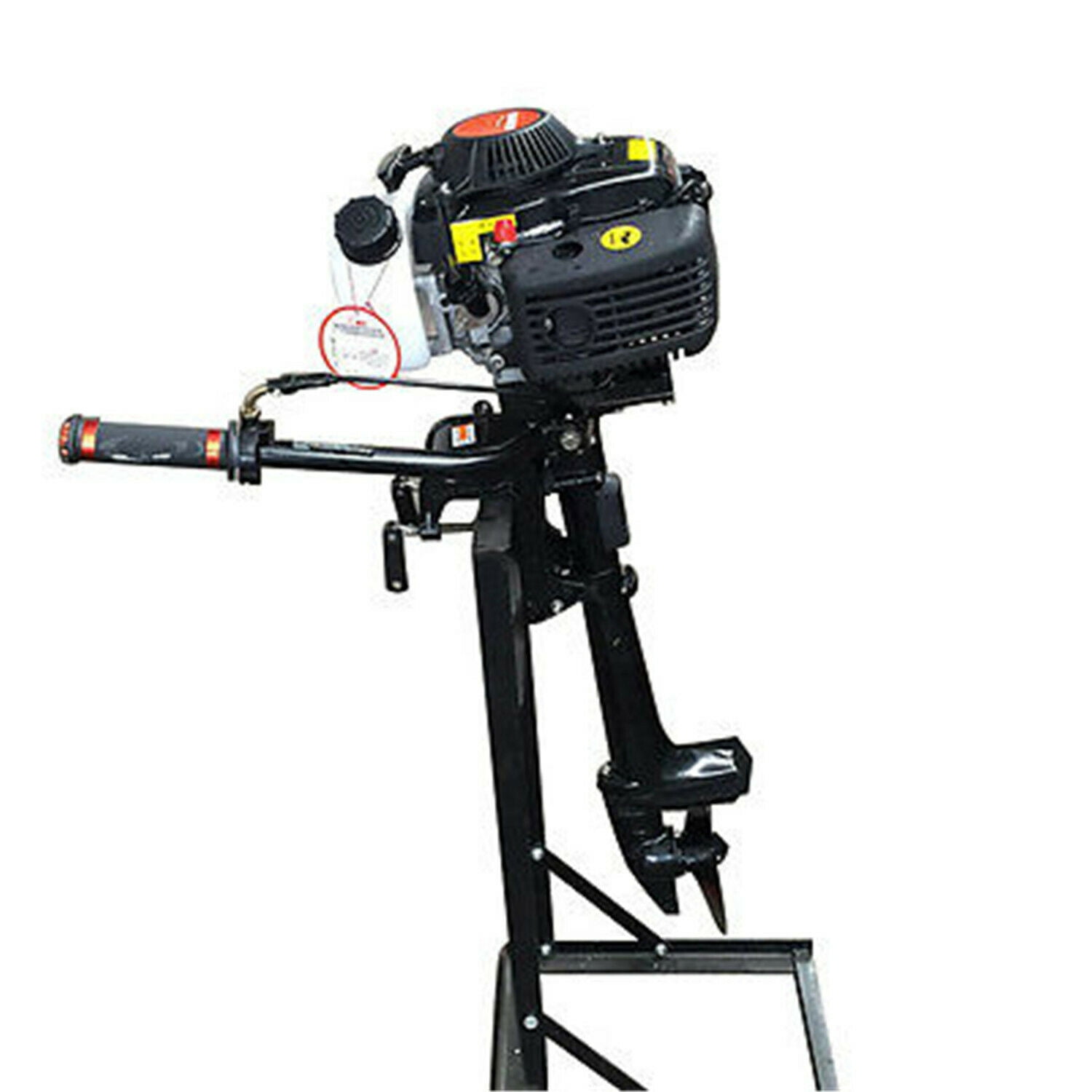 4HP 4 Stroke Outboard Motor Boat Engine 52CC Aluminum Boat Motor with ...