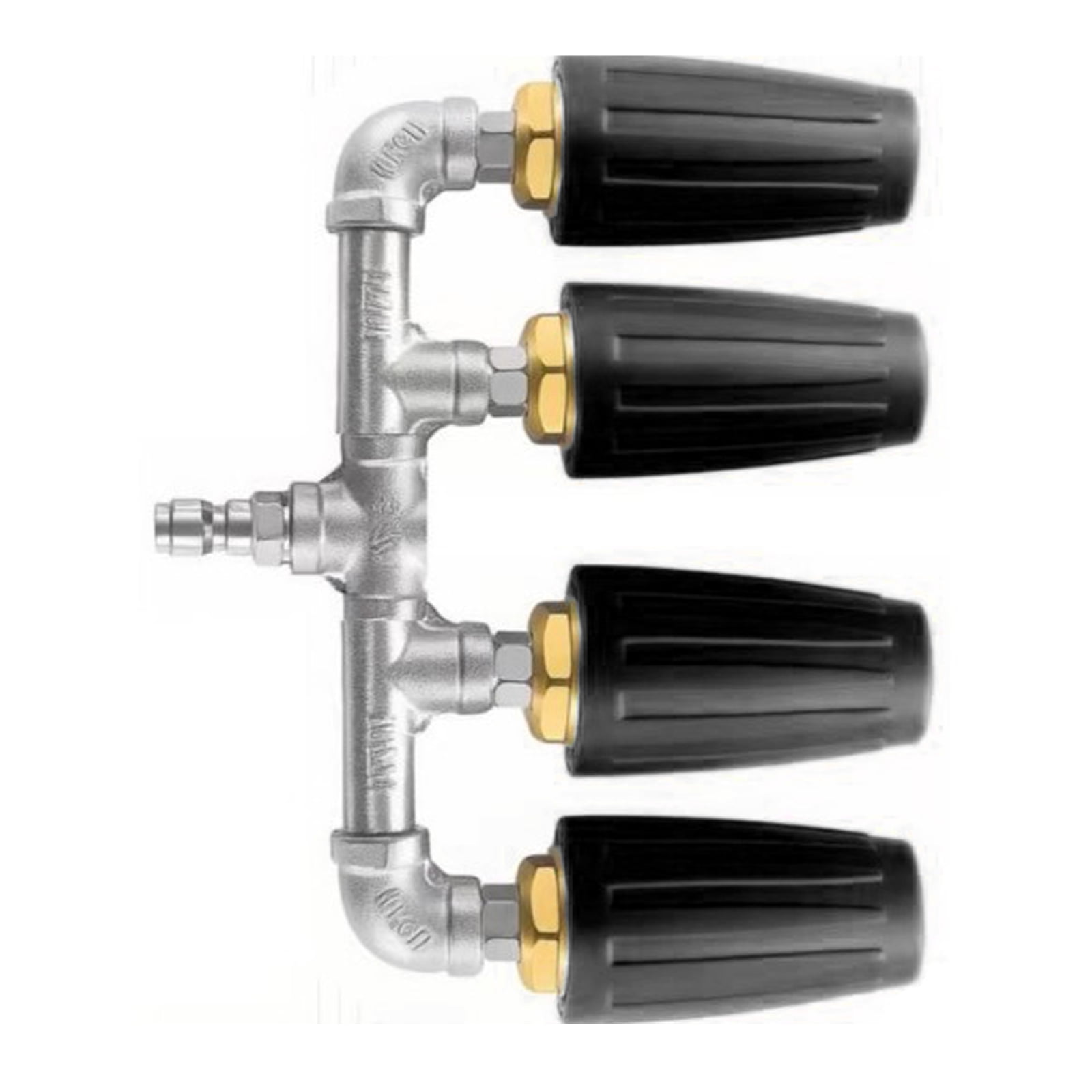 4Head Nozzle Pressure Washer Rotating Sprinkler for 1/4inch Water Pipe ...