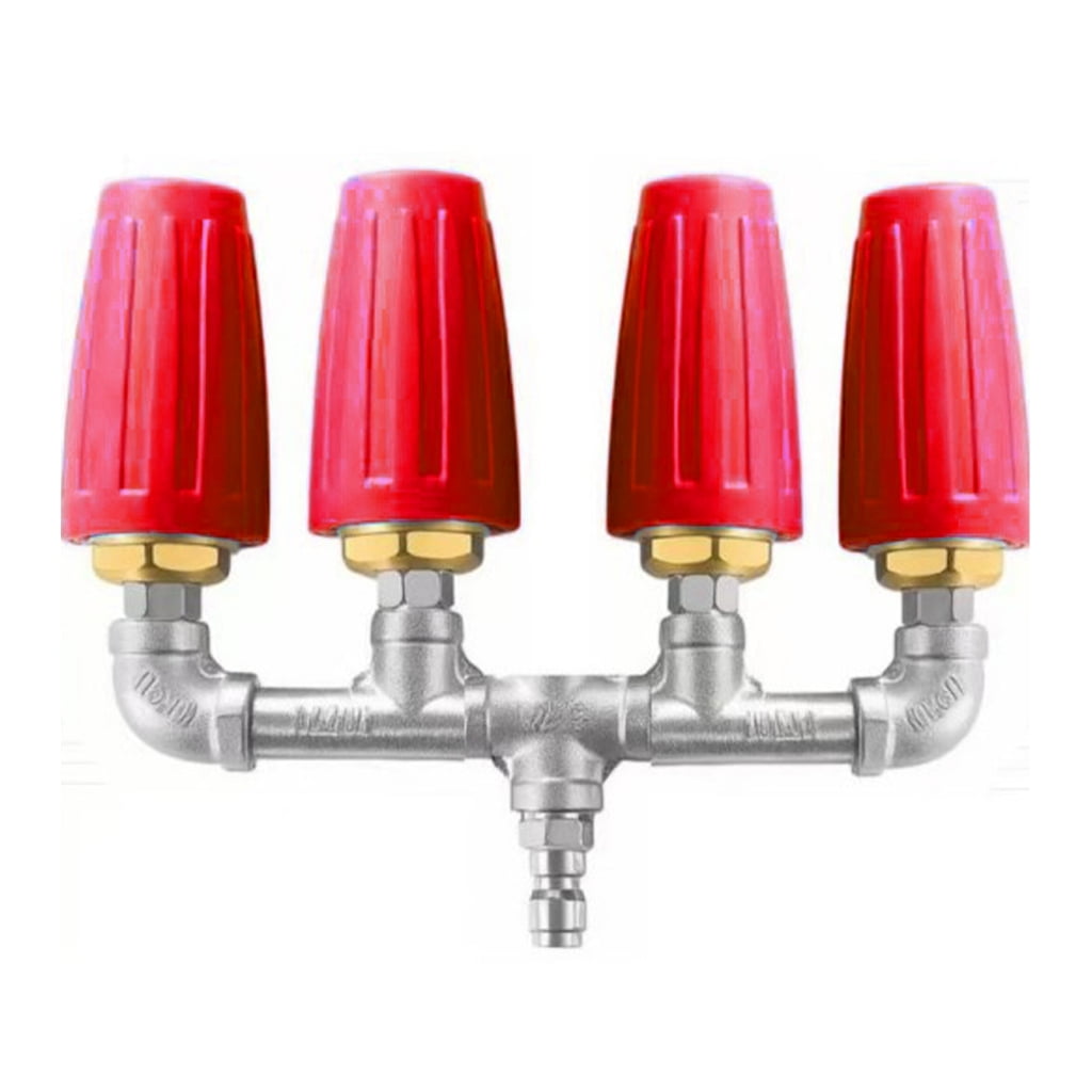 4Head Turbines Nozzle Pressure Washer Rotating Sprinkler for 1/4inch ...