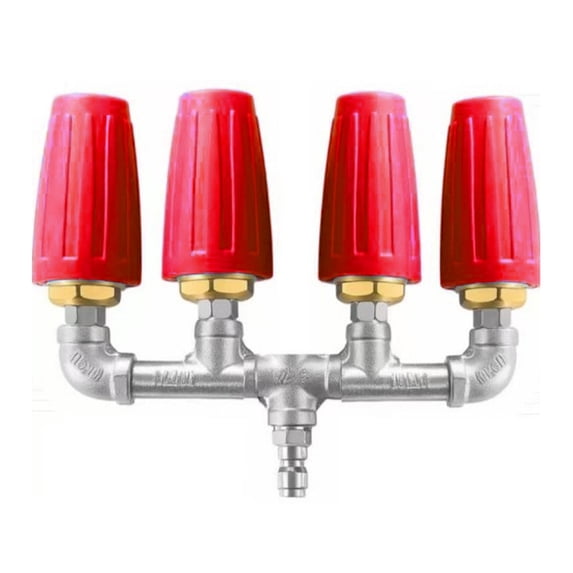 4Head Turbines Nozzle Pressure Washer Rotating Sprinkler for 1/4inch ...